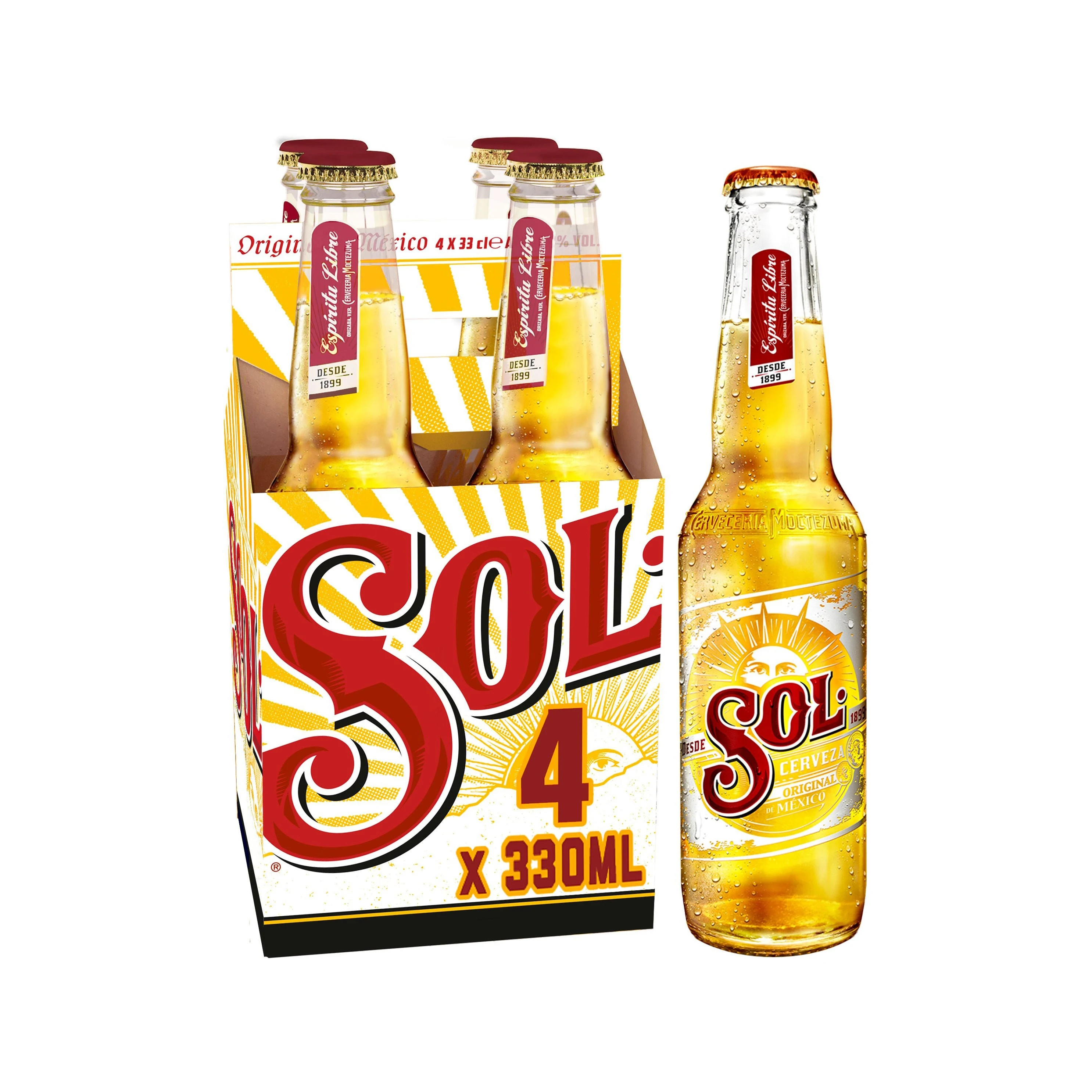 Original Sol Extra Lager Beer 355ml - Buy Premium German Beer Sol 500ml ...