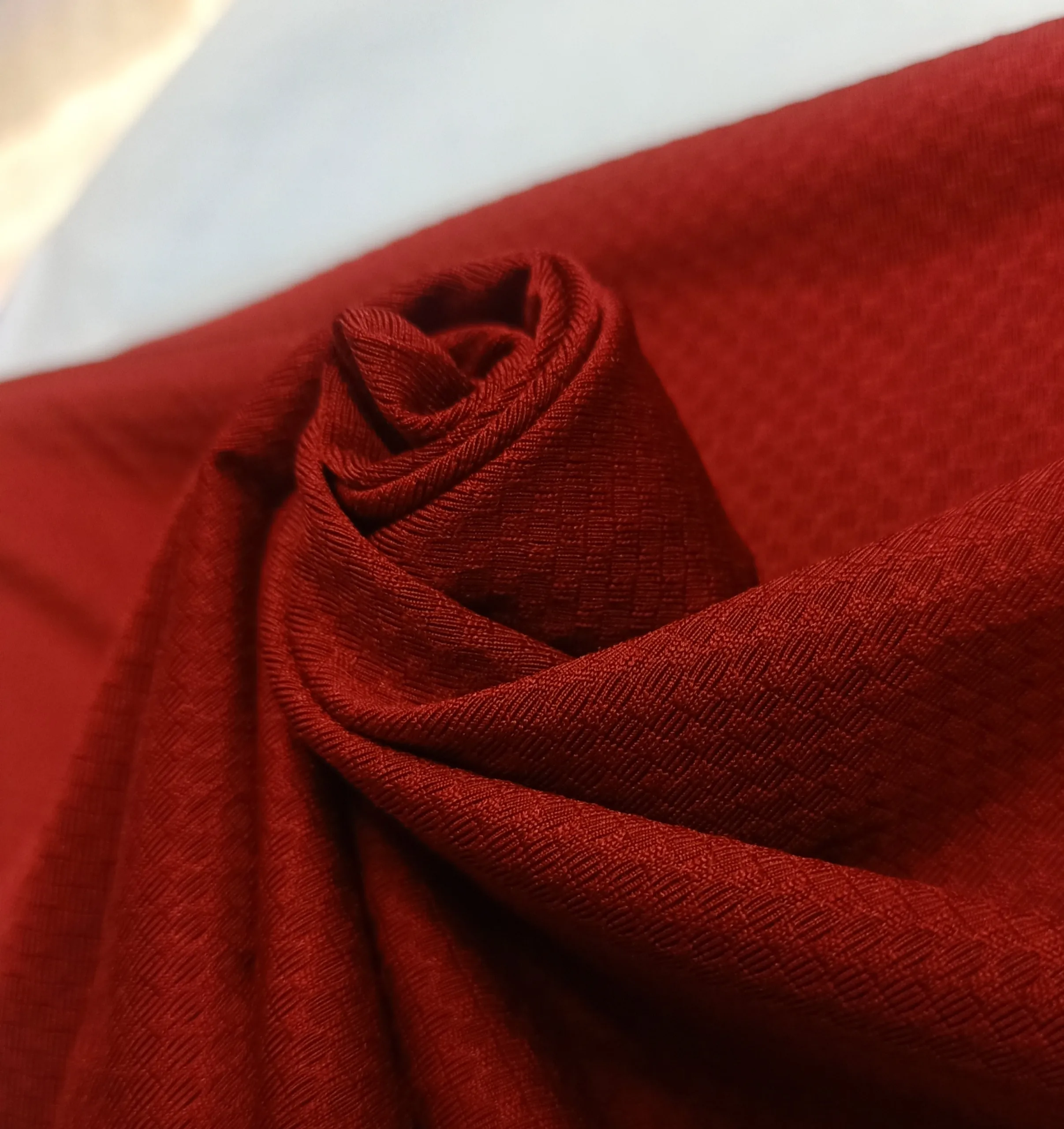 190gsm Diamond 4 Way Stretch Sports Textured Fabric Jersey 95%polyester ...