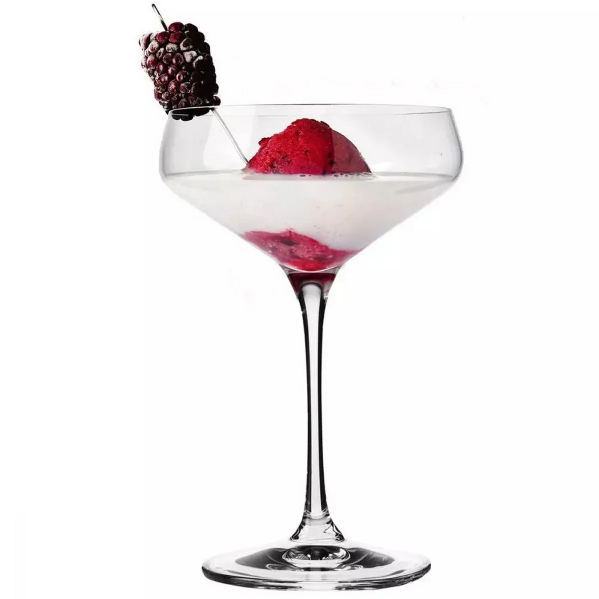 Stylish Cocktail Glass Set - 6 Pieces, 230ml Capacity