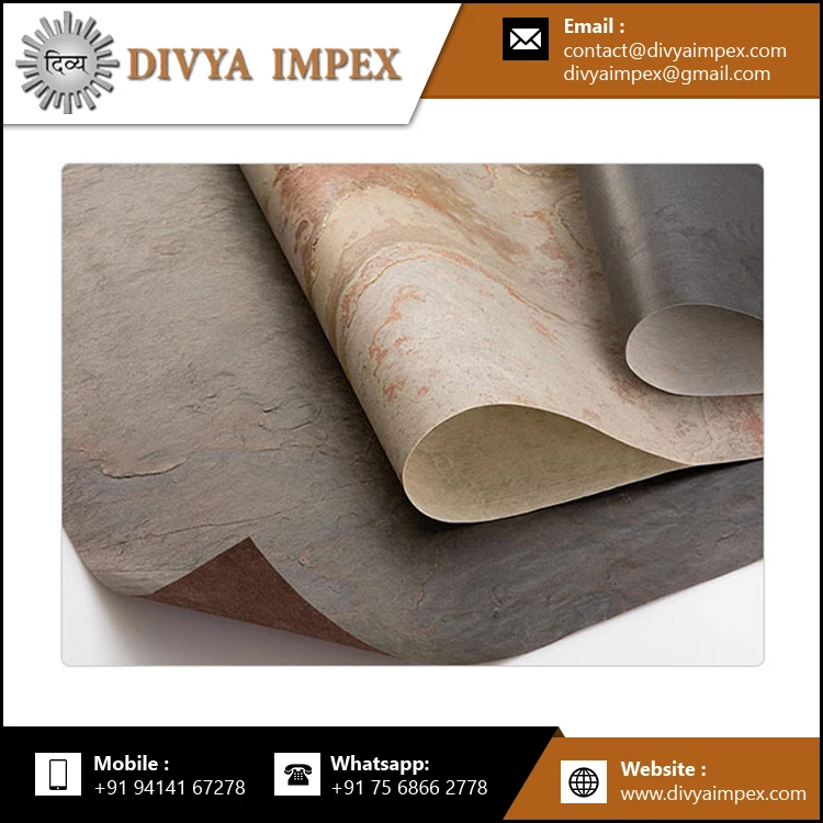 Best Quality Flexible Slate Stone Veneer Sheets 12mm Artificial From ...