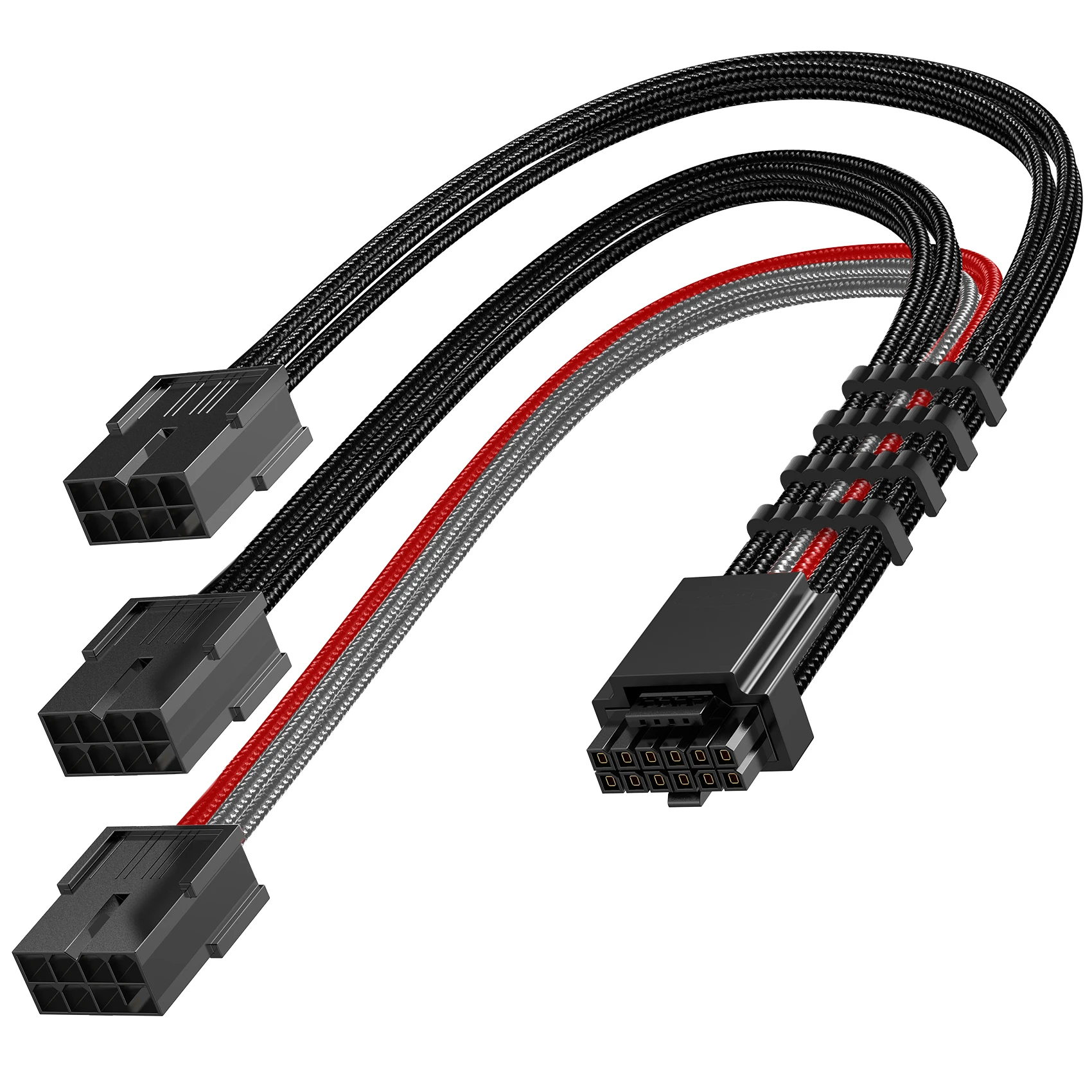 12VHPWR 3X8Pin PCIE Female Adapter Cables Power GPU Extension Cable ...