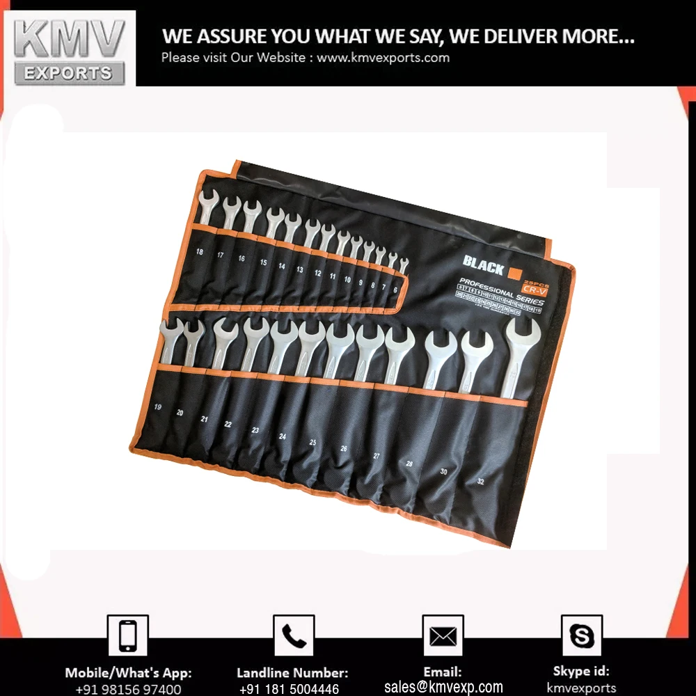 25 Pcs Combination Spanner Set Cold Stamp Spanners 25 Piece Cold Stamp ...
