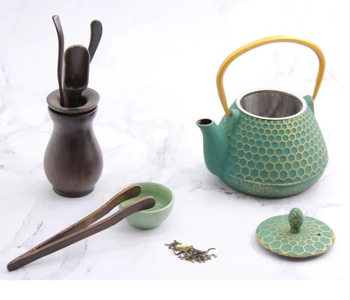 1000ML Cast Iron Tea Kettle Japanese Tetsubin Teapot Coated with ...