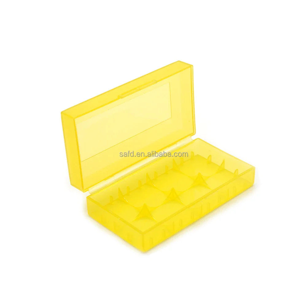 18650 2x 18350 4x Battery Pvc Hard Plastic Battery Storage Hold Case ...