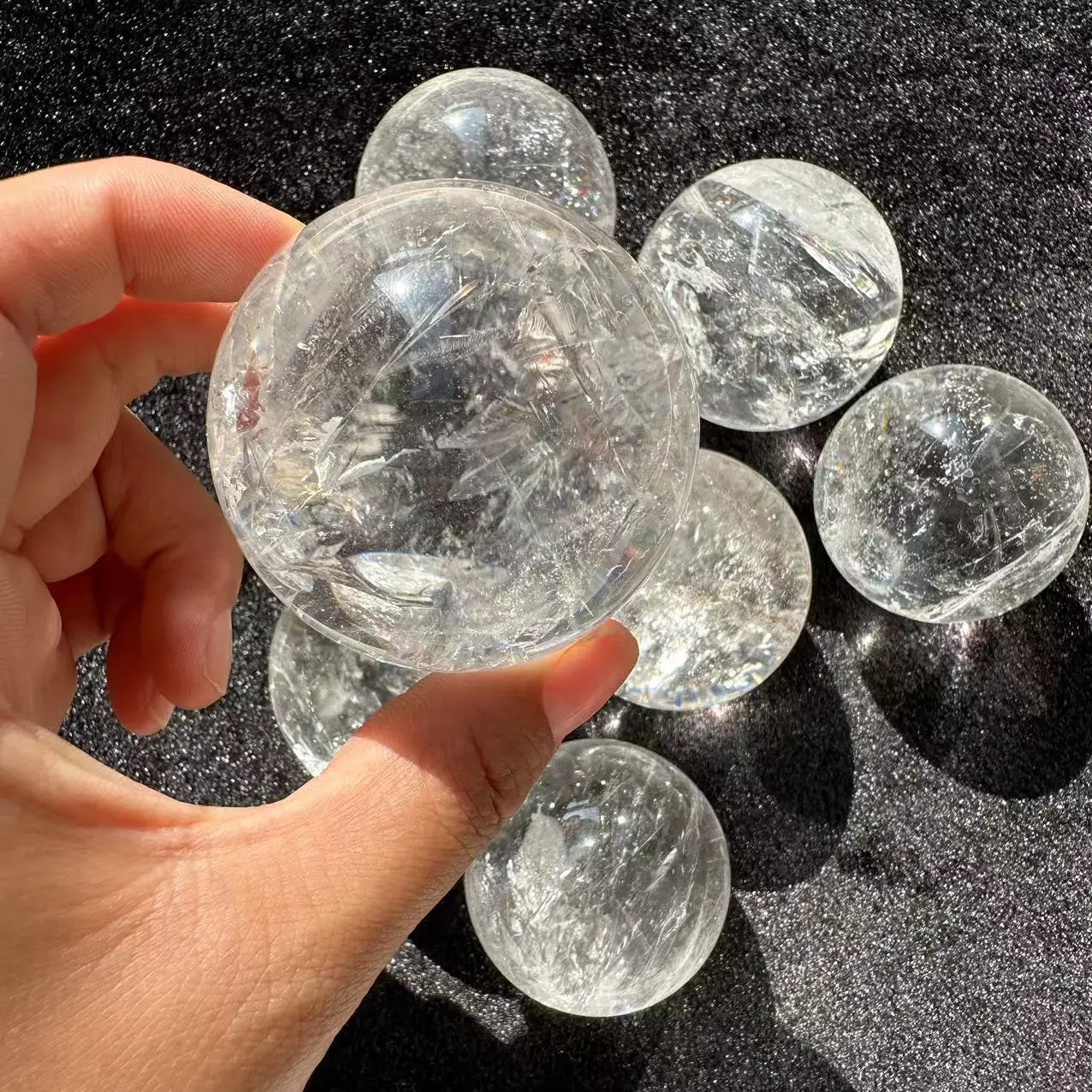 New Arrivals Spiritual Crystal Ball Healing Stones Natural clear Quartz ...