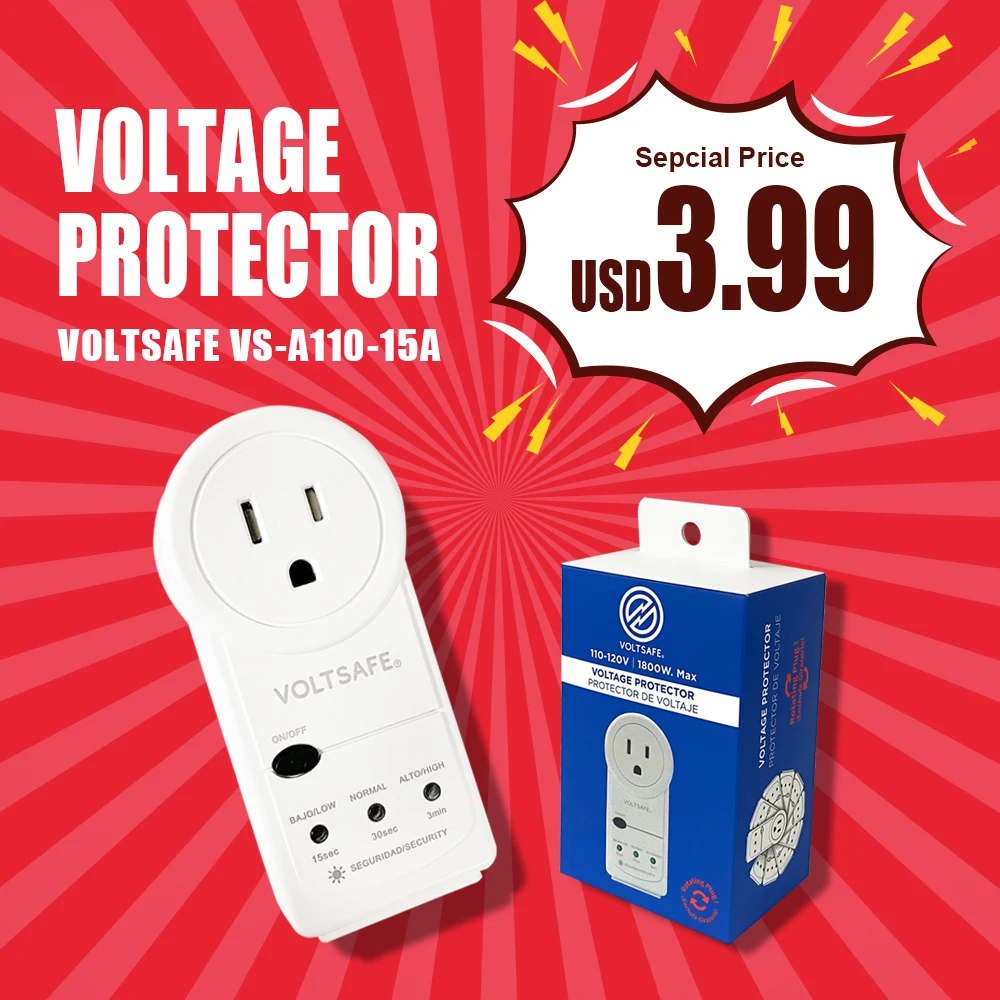Ac Ontrol Automatic Voltage Surge Protector Voltage Protector Socket ...