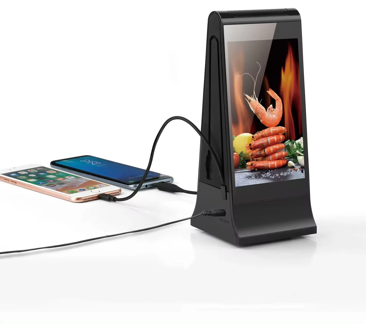 8 Inch Desktop Advertising Machine for Restaurants & Hotels
