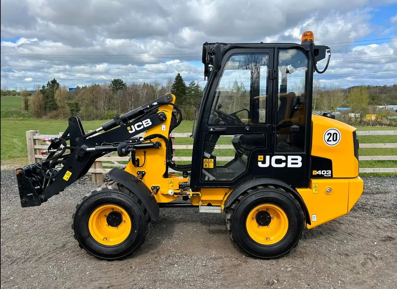 JCB 403 Plus Wheel Loader Mini Skid Steer 9 Ton Rated Load Used ...