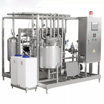 Automatic Plc Control 1000l/h Milk Juice Pasteurizer Machine Dairy Processing Machinery And ...