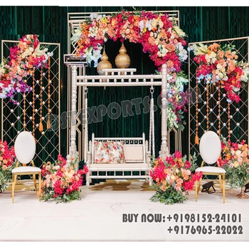 Muslim Walima Bangle Ceremony Stage Decoration Punjabi Wedding Mehndi ...