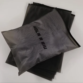 Custom Matte/frosted Biodegradable Plastic Packaging Zipper Bags,T ...