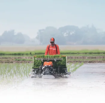 Kubota Walk-behind Rice Transplanter Knp-4w Automatic Seeder Machine ...