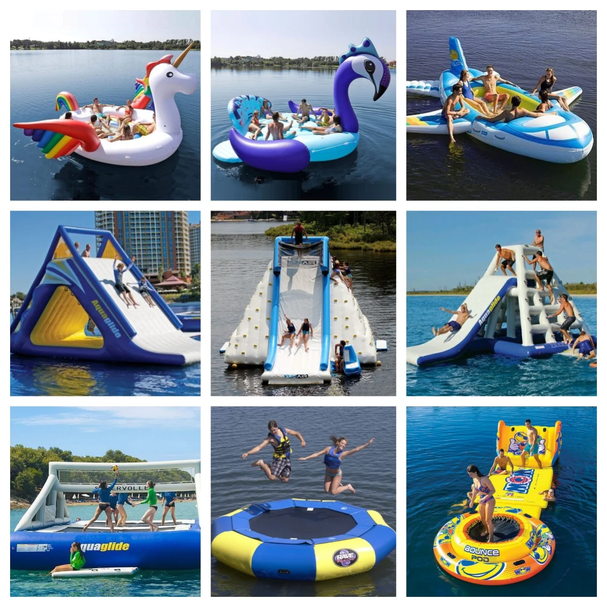 High Quality PVC Inflatable Ocean Park Theme Water Play Equipment for ...