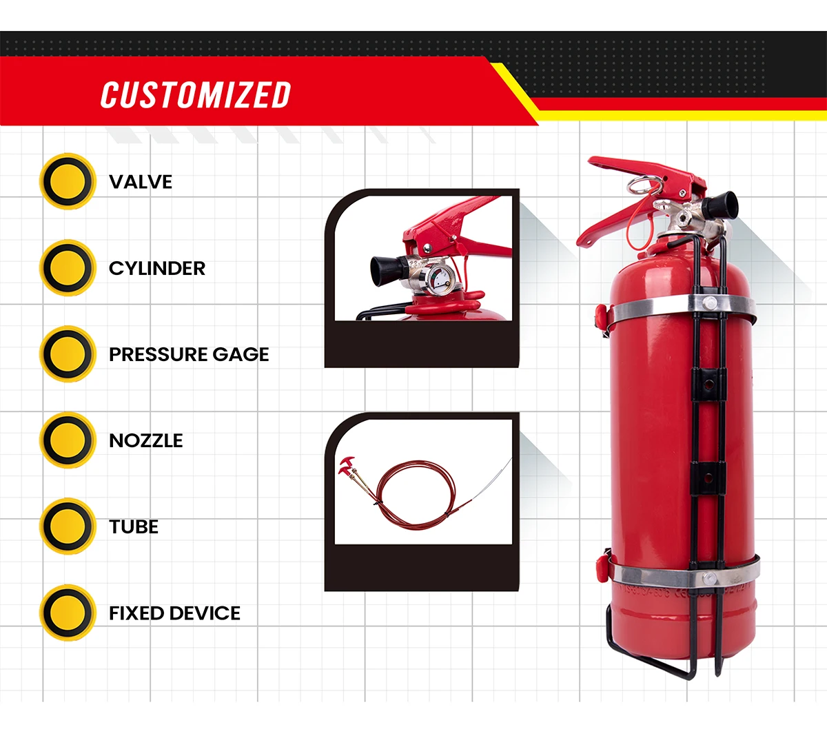 Car Emergency Fire Extinguisher Empty Valves - Buy Car Emergency Fire ...