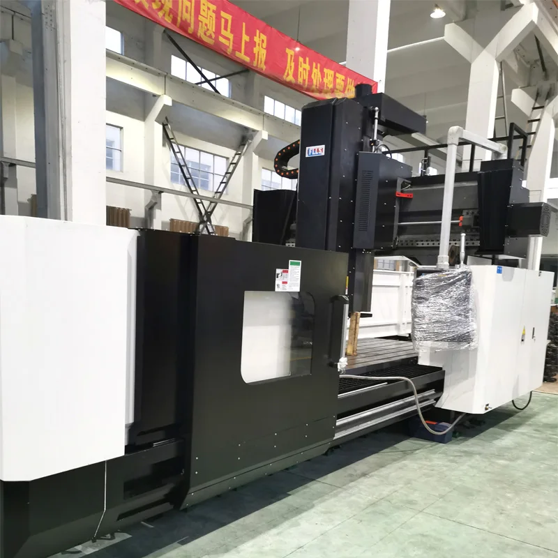 Double Column Milling Machine 8 Meter Gantry Cnc Machining Center - Buy ...