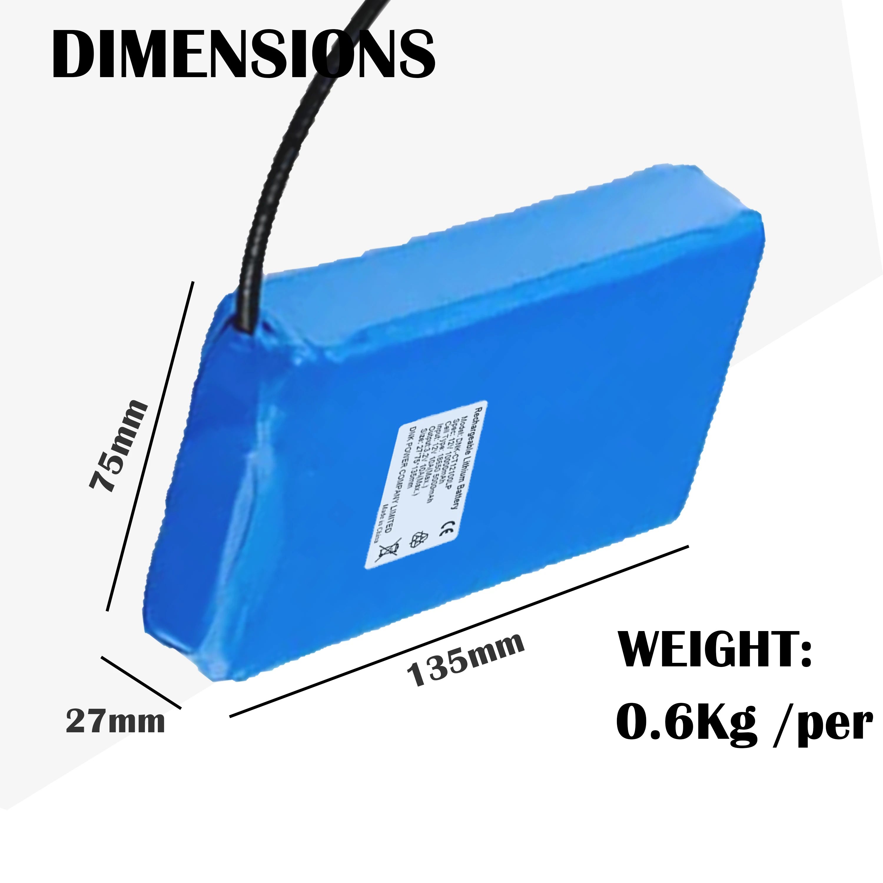 Customized Lithium Ion Batteries 12v 10ah Power 120wh Battery Packs ...