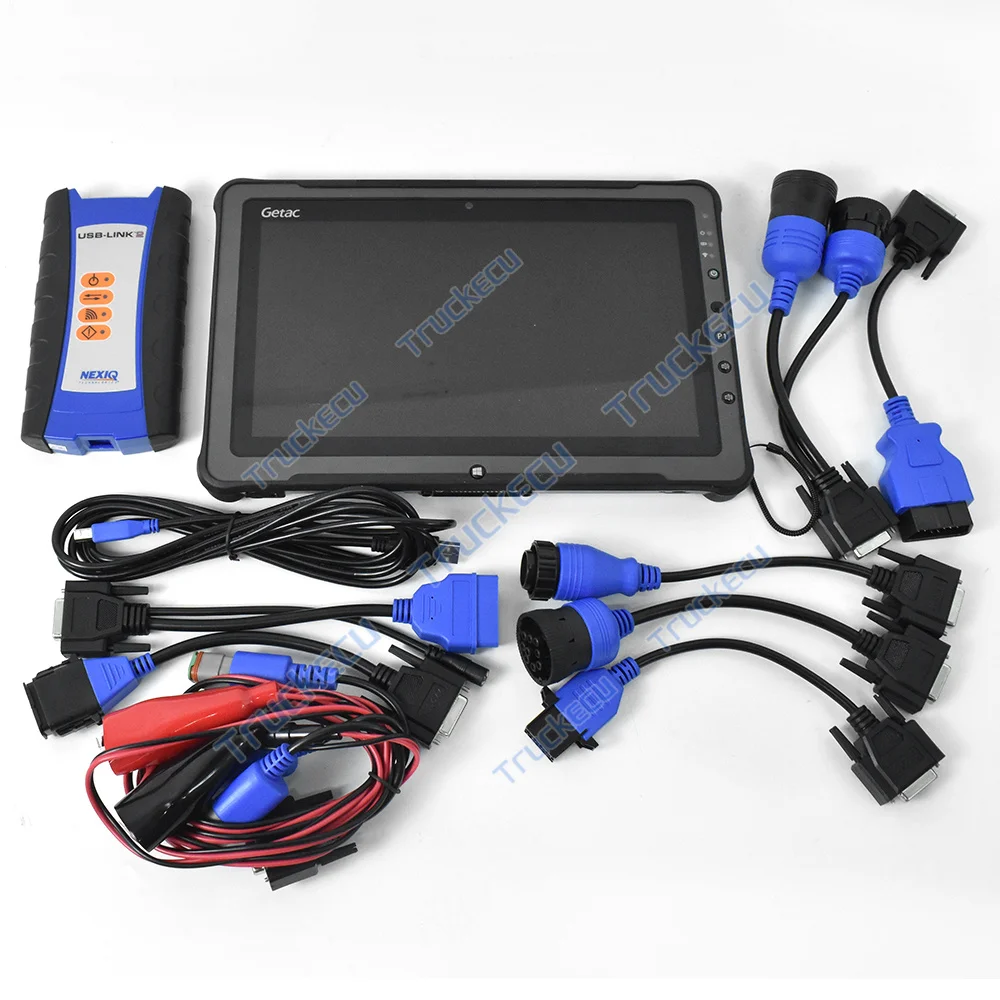 F110 Tablet Truck Fault Diagnostics Detector USB Link for Nexiq OBD2 ...
