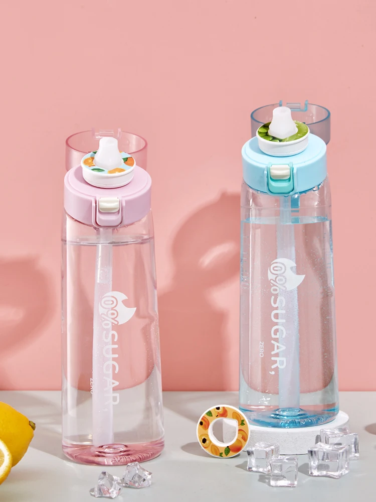 Botella De Agua Sin Bpa Tritan,2023,550ml,650 Ml,Airsup,Con Sabor A Cápsula - Buy Botella De ...