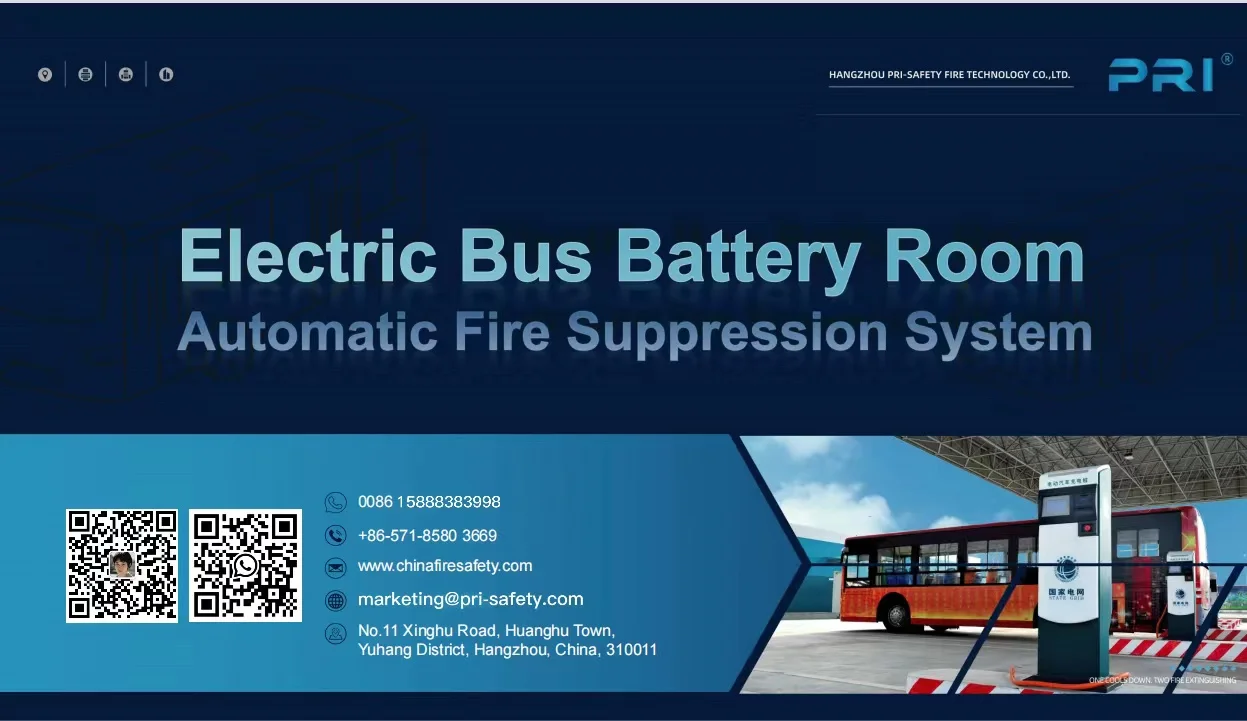 R107 Certificate Fire Suppression System For Electric Bus Battery Rooms ...