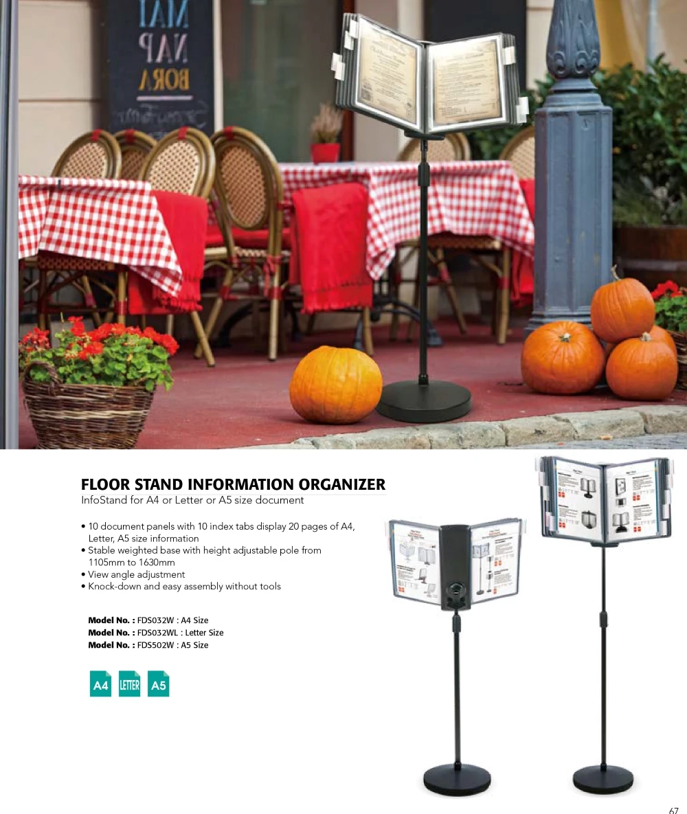 A4 Paper Document Holder Display Stand Aidata - Buy A4 Paper Display ...