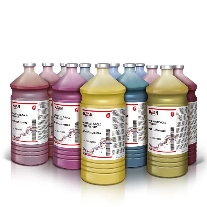 Hot Sale 1000ml Heat Transfer Ink Water-based Dye Ink 12 Colors E-gold ...