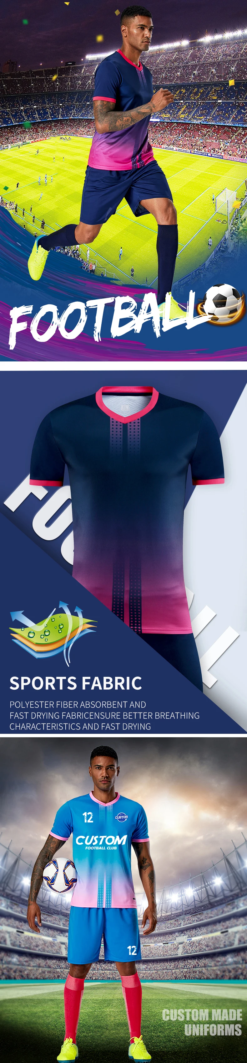 7v7 Football Sublimated Uniform Compression Uniform 7 On 7 Games Vafir ...