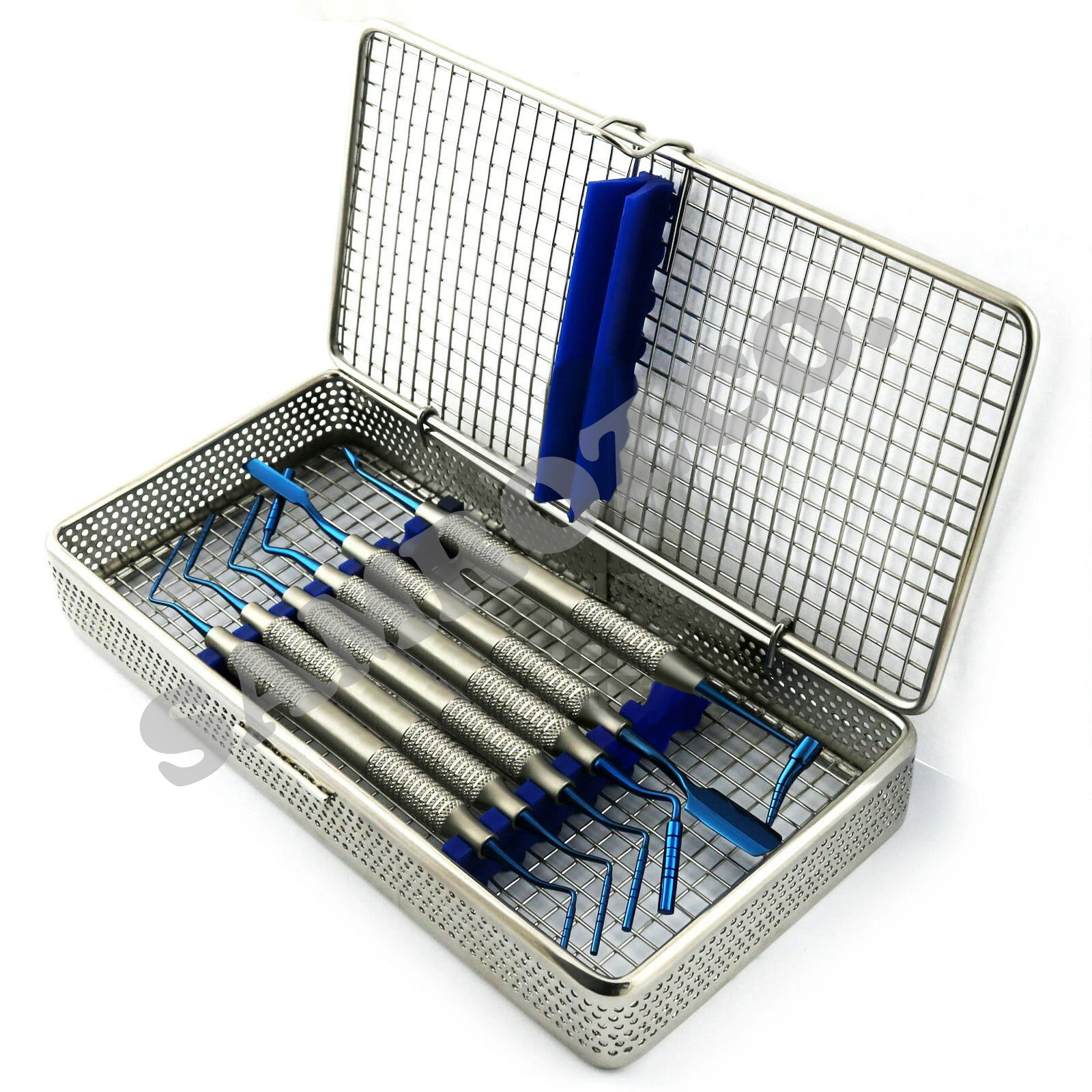 Dental Implant Bone Graft Carrier Plugger Packer 6Pcs Kit with Cassette ...