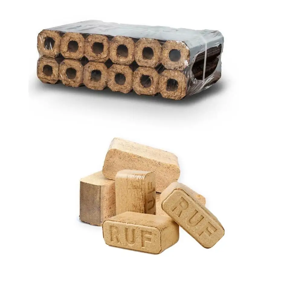 Premium Quality Heat Fuel Pini Kay/ruf Wood Briquettes 10kg Packaging ...