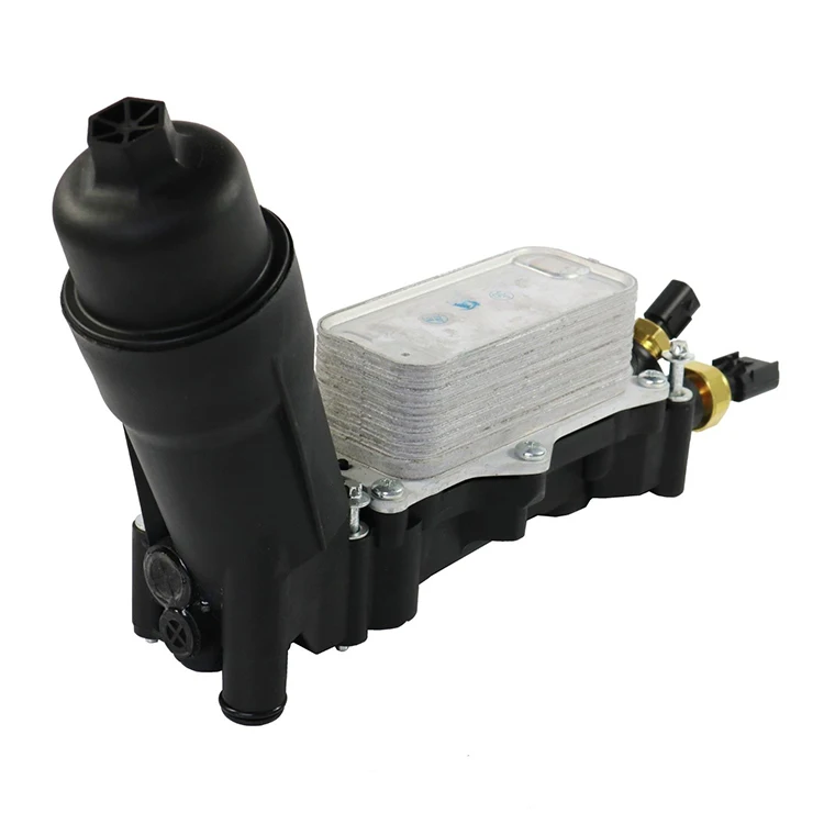 Shumiqi Oil Cooler Assembly Engine Oil Filter Adapter 68105583AA ...
