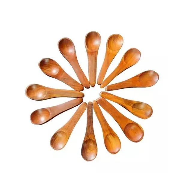 Indian Handmade Design Wooden Serving Spoon Use For Home And Hotel ...