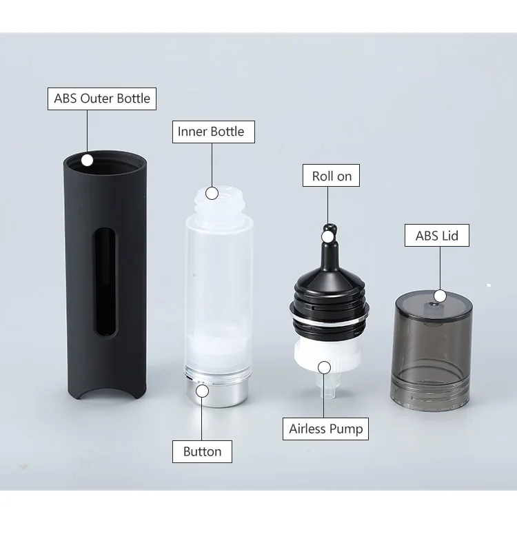 Empty Airless Dropper Bottle - Eco-Friendly Cosmetic Packaging
