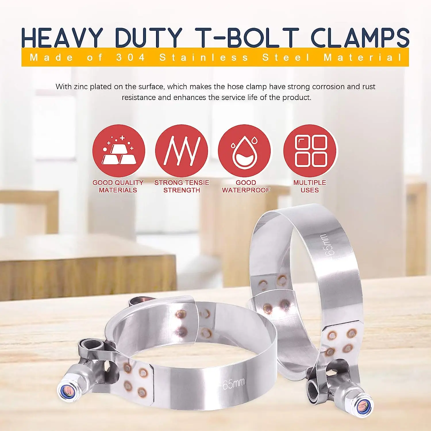 Autofab - T Bolt Super Clamp For Silicone Hose Pipes Of Turbo / Boost ...