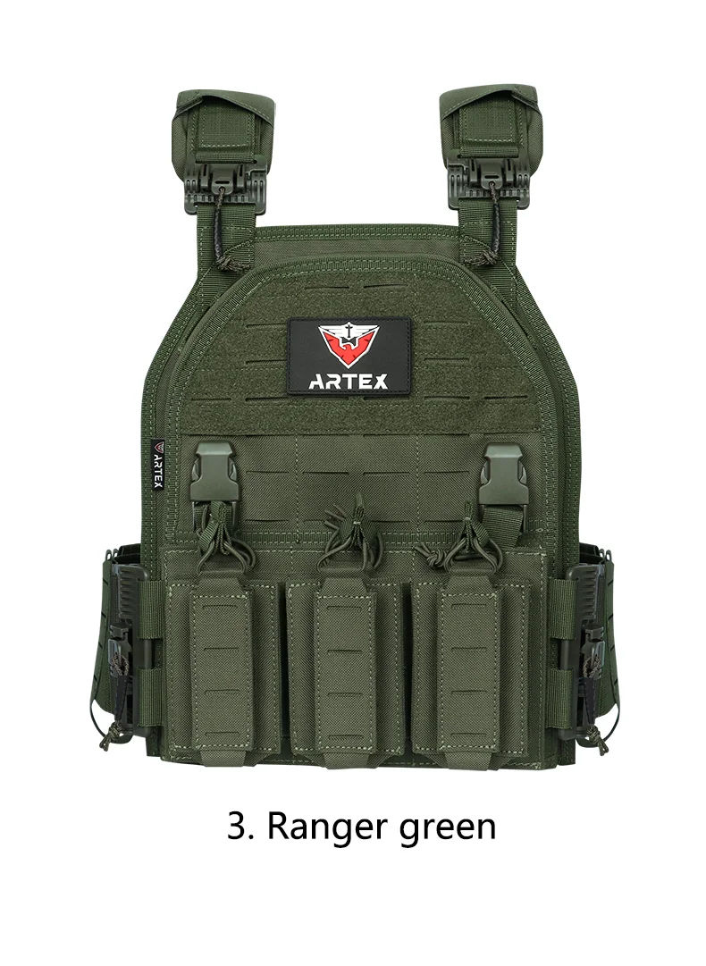1000d Polyester Plate Carrier - Tactical Vest with Molle