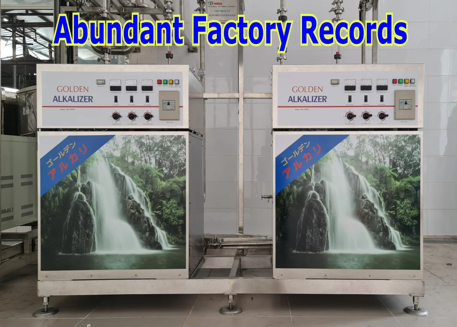 Ga-3002 Water Electrolysis System Electrolysis Alkaline Ionized Water ...