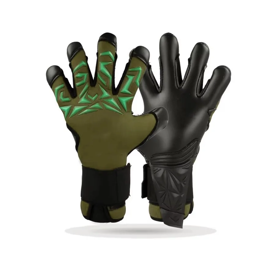 Strong Grip Latex Football Gloves for Goalkeepers Finger Protection ...