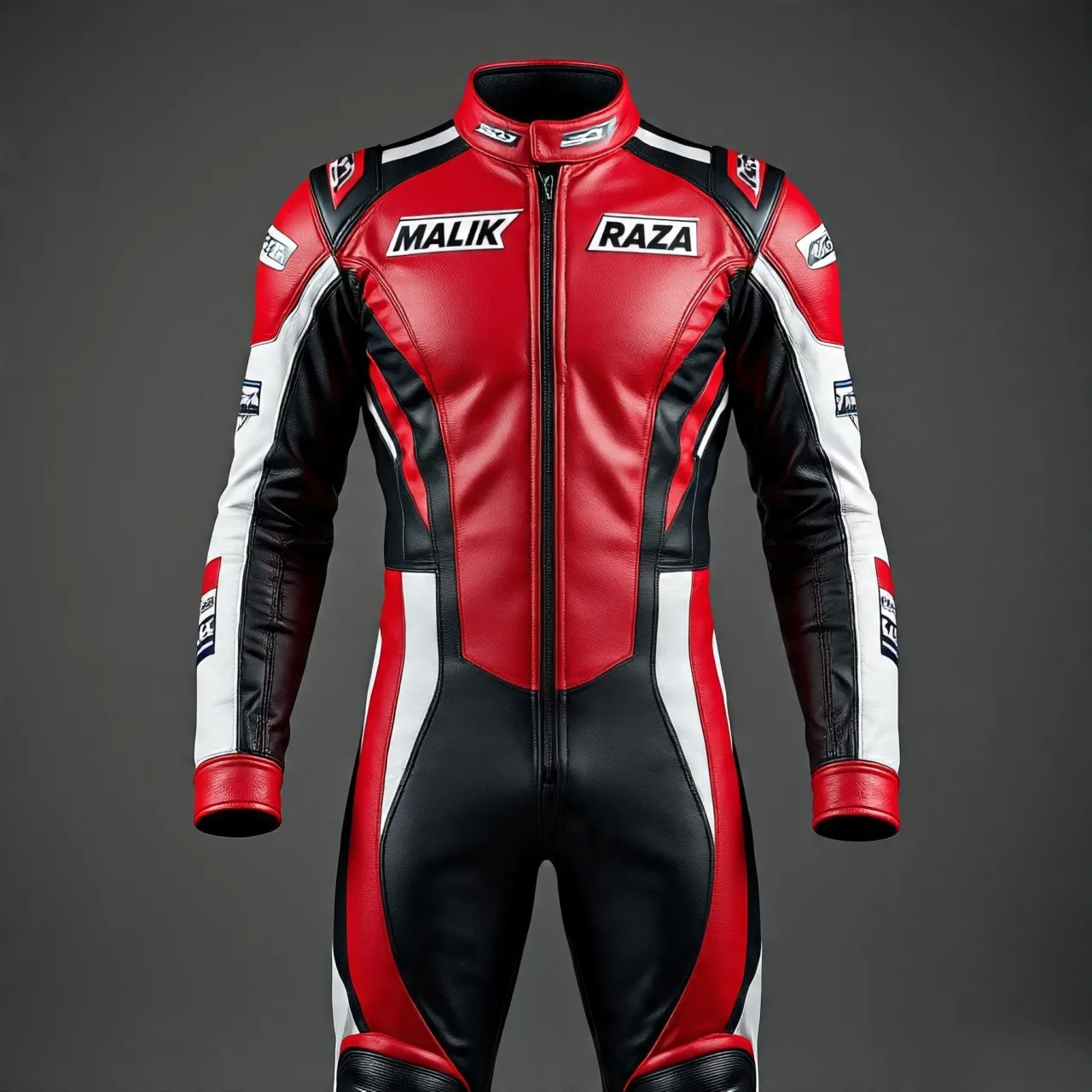 New 2026 Model Leather Motorcycle Suit for Racing with Breathable Mesh ...