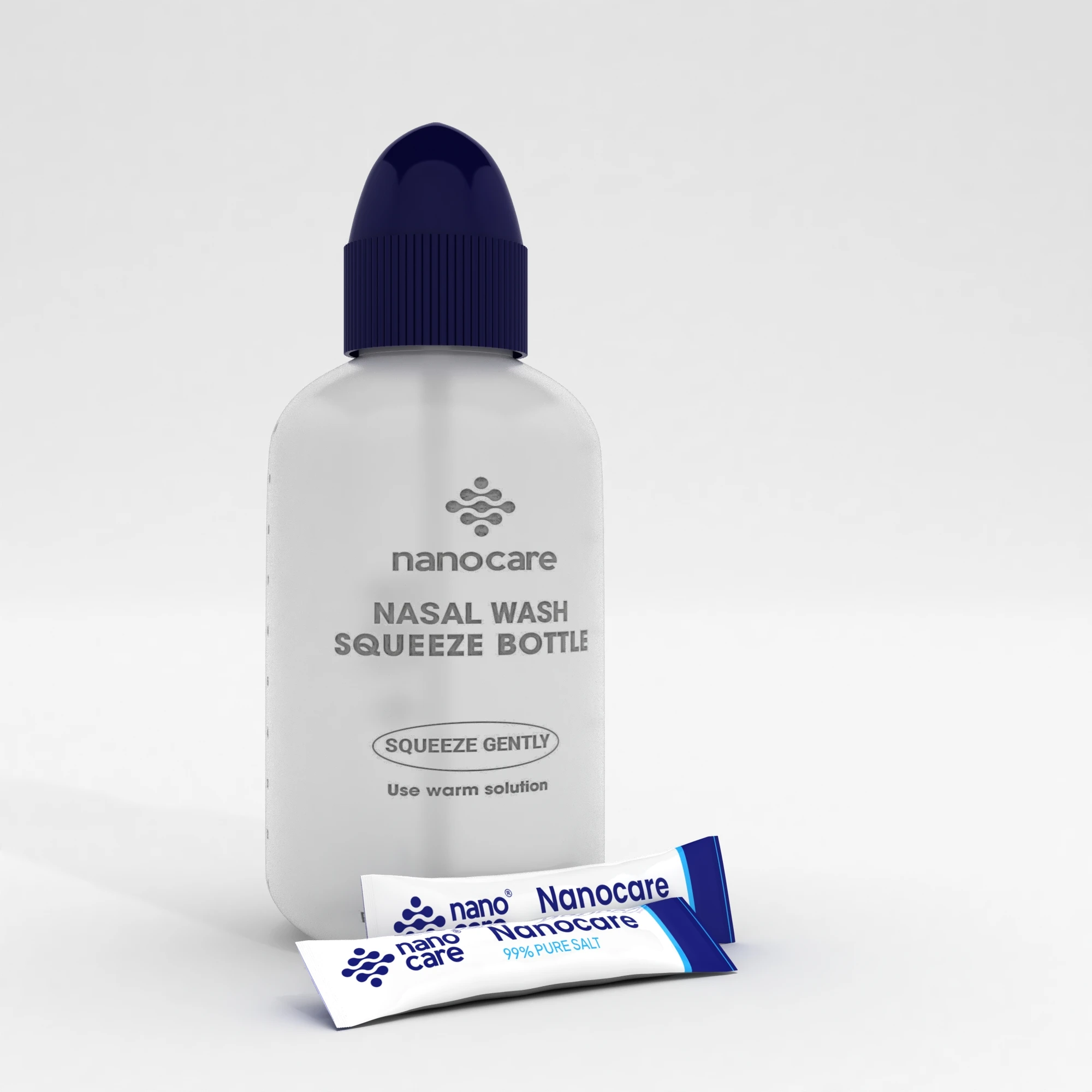 Sinus Allergy Relief Nasal Pressure Rinse Bottle Nose Wash Cleanser ...