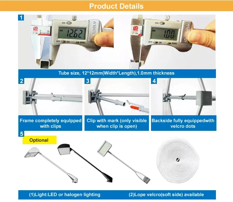Folding Backdrop Exhibition Booth Promotional Display Event