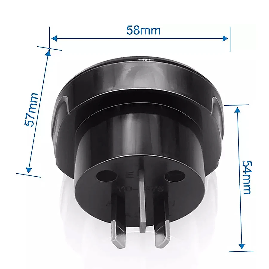 Universal 3pin AU NZ Power Plug Adapter - Travel Converter