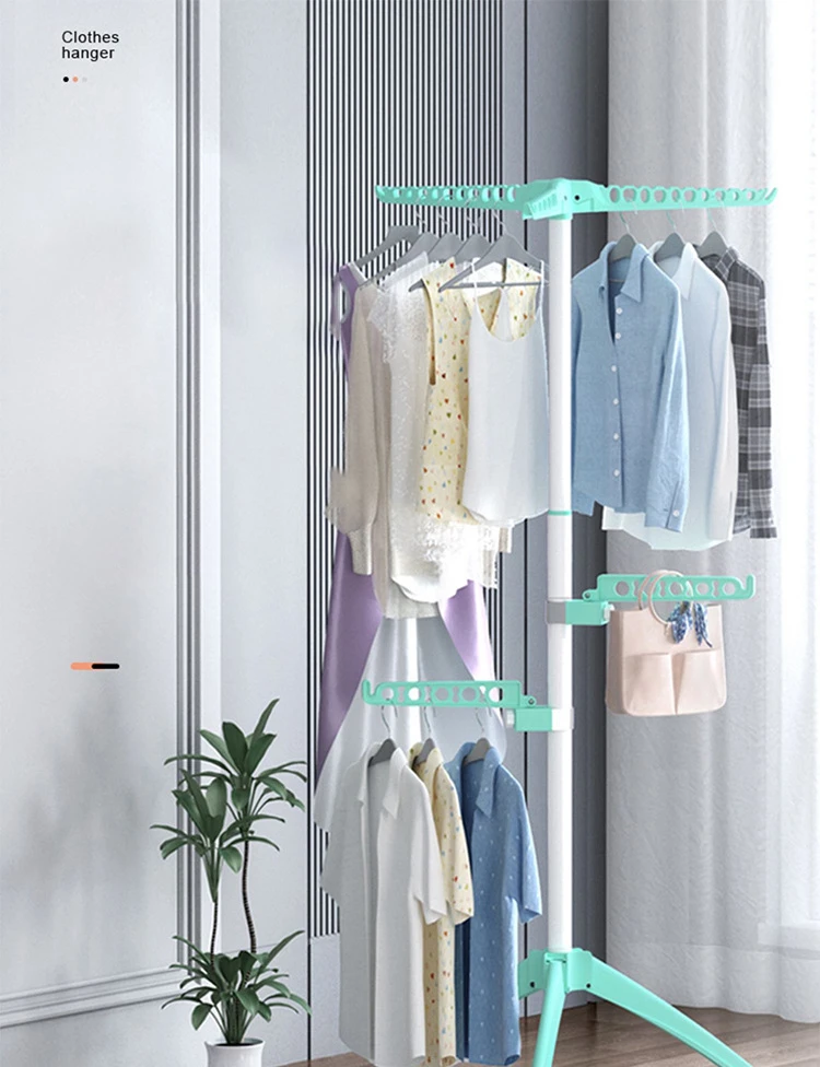 Vdh295 Rotating Garment Rack Shelf Rolling Clothes Hanger Stand Display ...