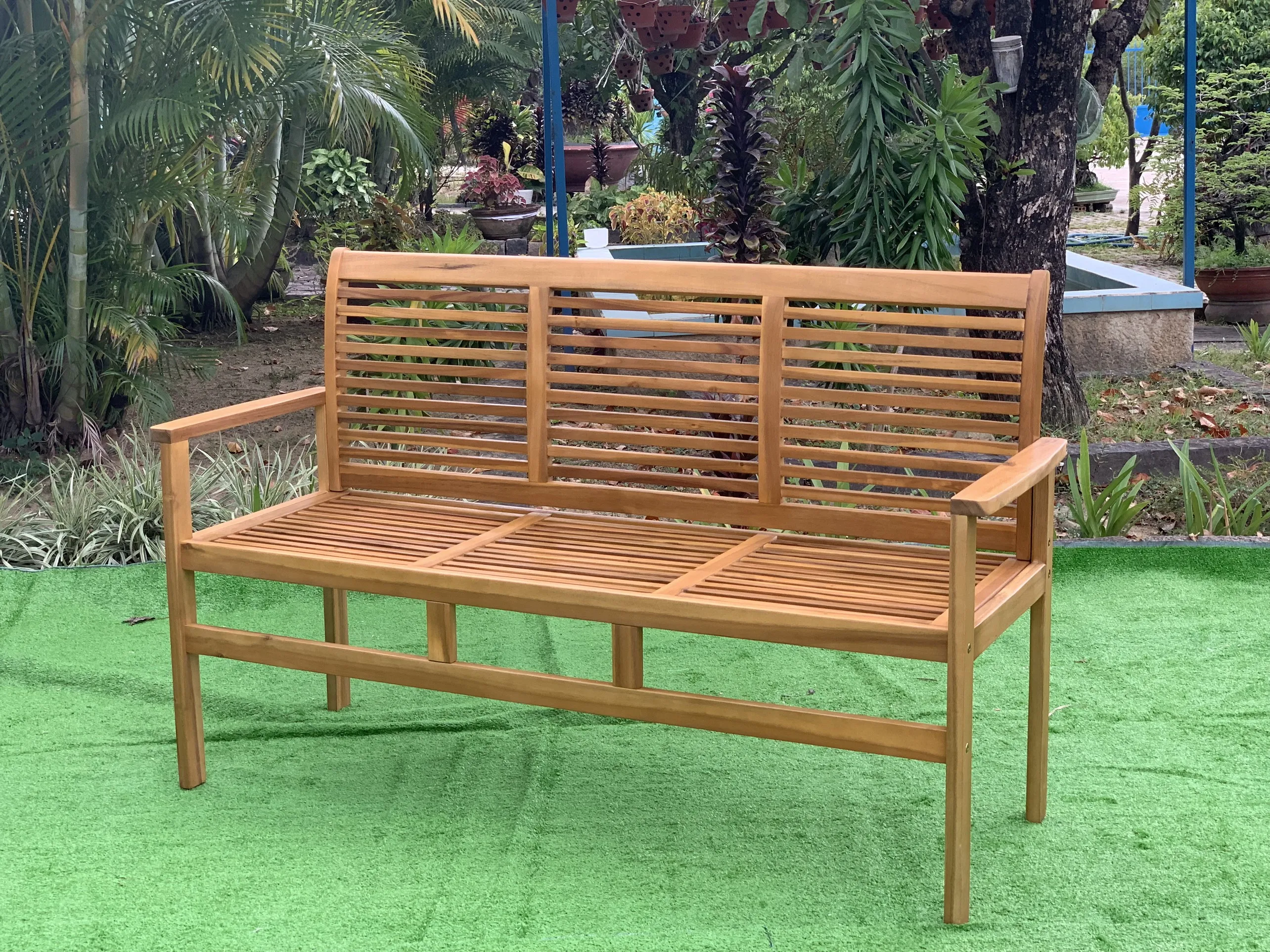 Garden Bench 150 Cm - Stylish & Durable Outdoor Furniture