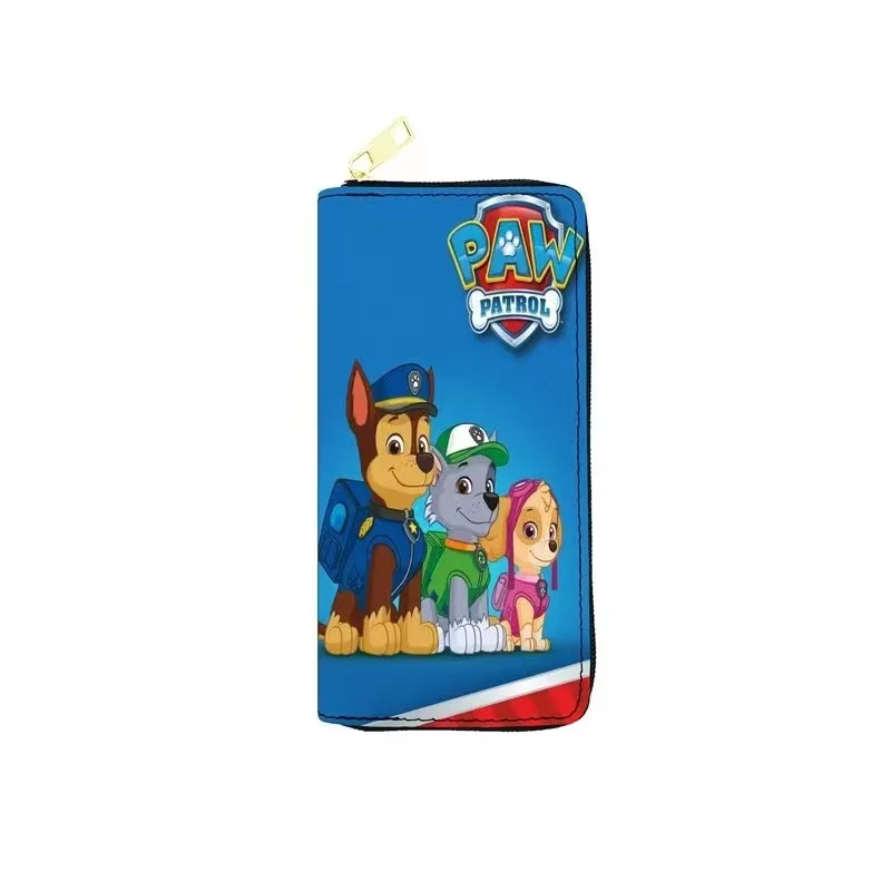 Paws Patrols Kids Pocket Wallet Cartoon Kids Wallet Chain Kids Leather ...