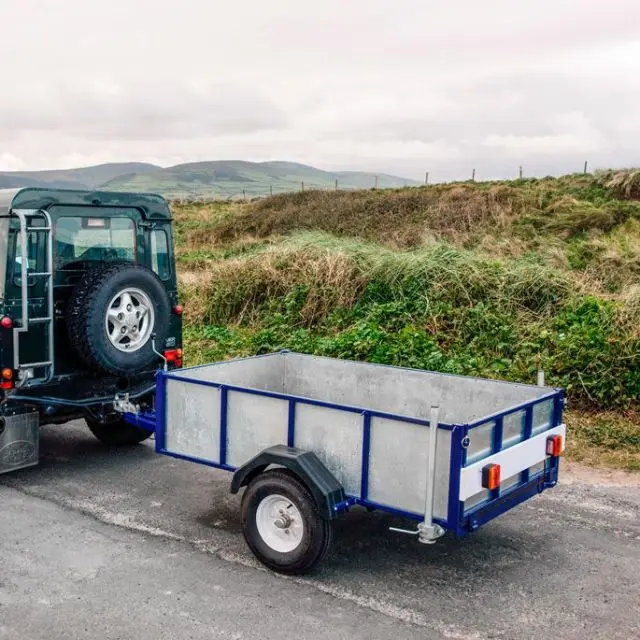 3 Axles Tractor Mini Trailer Farm Iron Full Trailer 25-30 Ton Farm ...