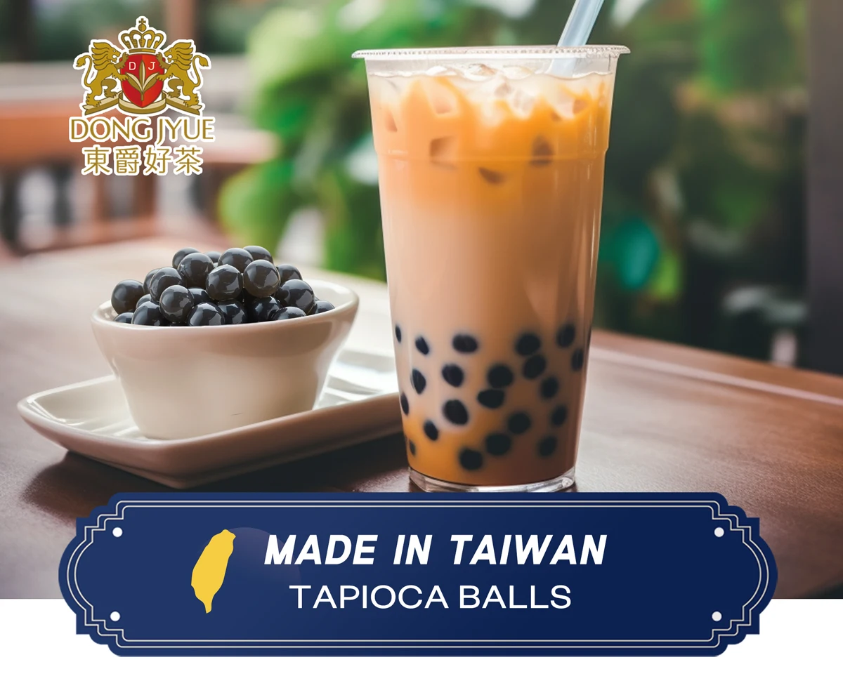 Halal Tapioca Balls for Bubble Tea - Sweet & Versatile