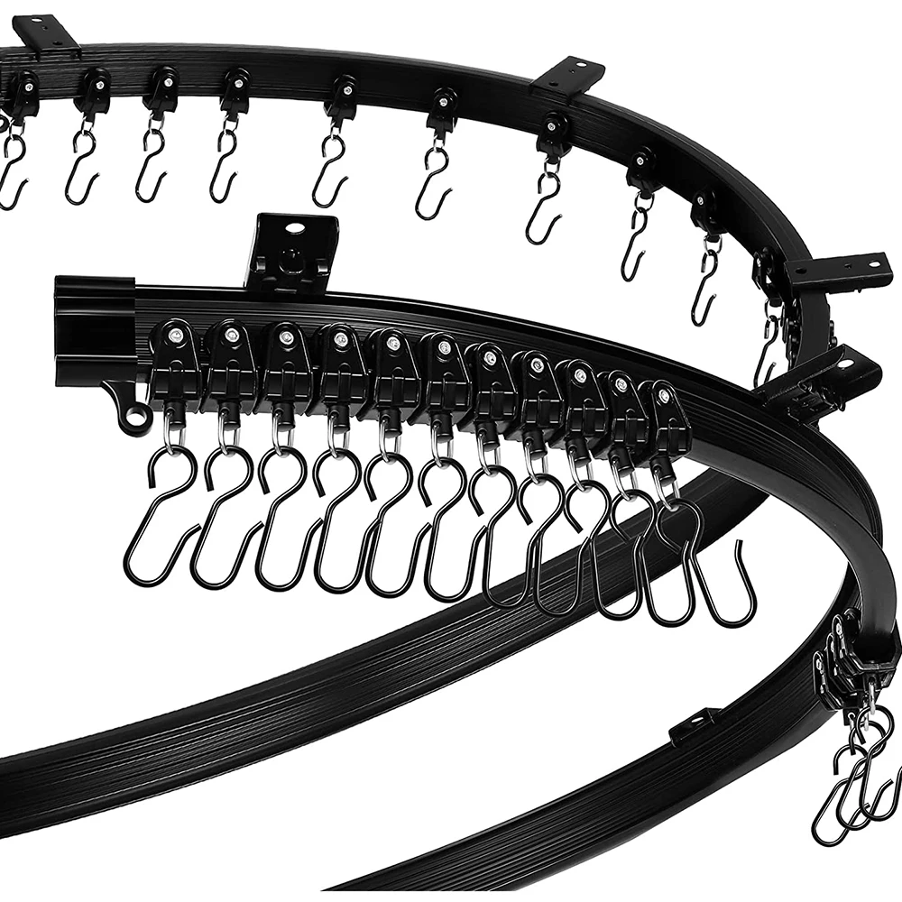 Pvc Bendable Ceiling Curved Curtyain Track Celing Curtain Mount Soft ...