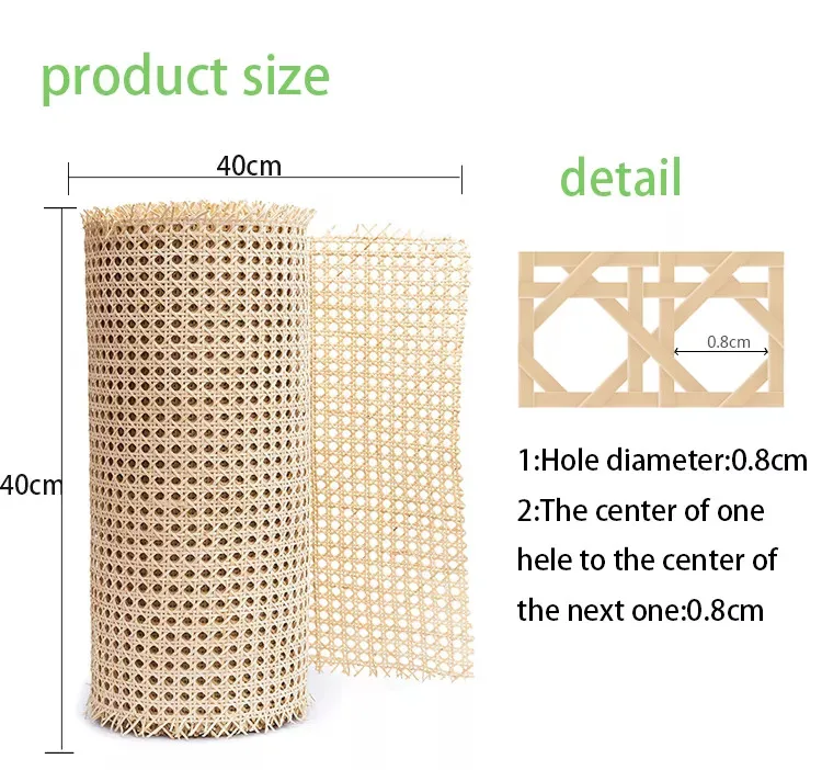 Eco-friendly Rattan Webbing Roll - Perfect for Handicrafts