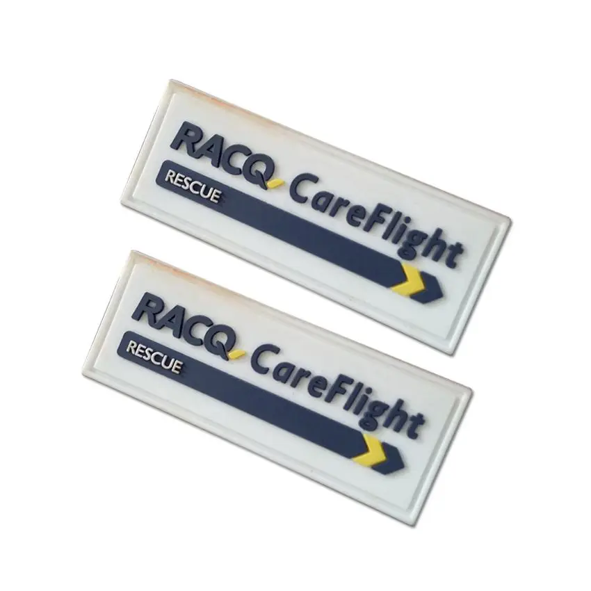 Custom Logo 3D PVC Clothing Silicone Labels - Thick Plate Rubber Name ...