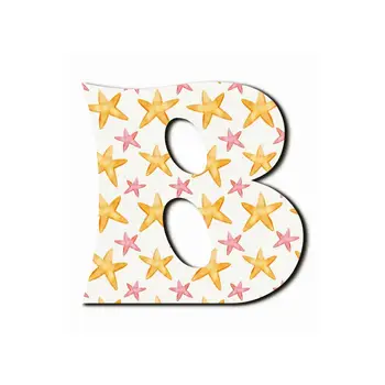 Letter B Star Pattern Magnet - 2700175 - Buy Letter B Star Magnet ...