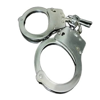 Metal Hand Wrist Cuffs Made Of Carbon Steel With Centre Chain Double ...