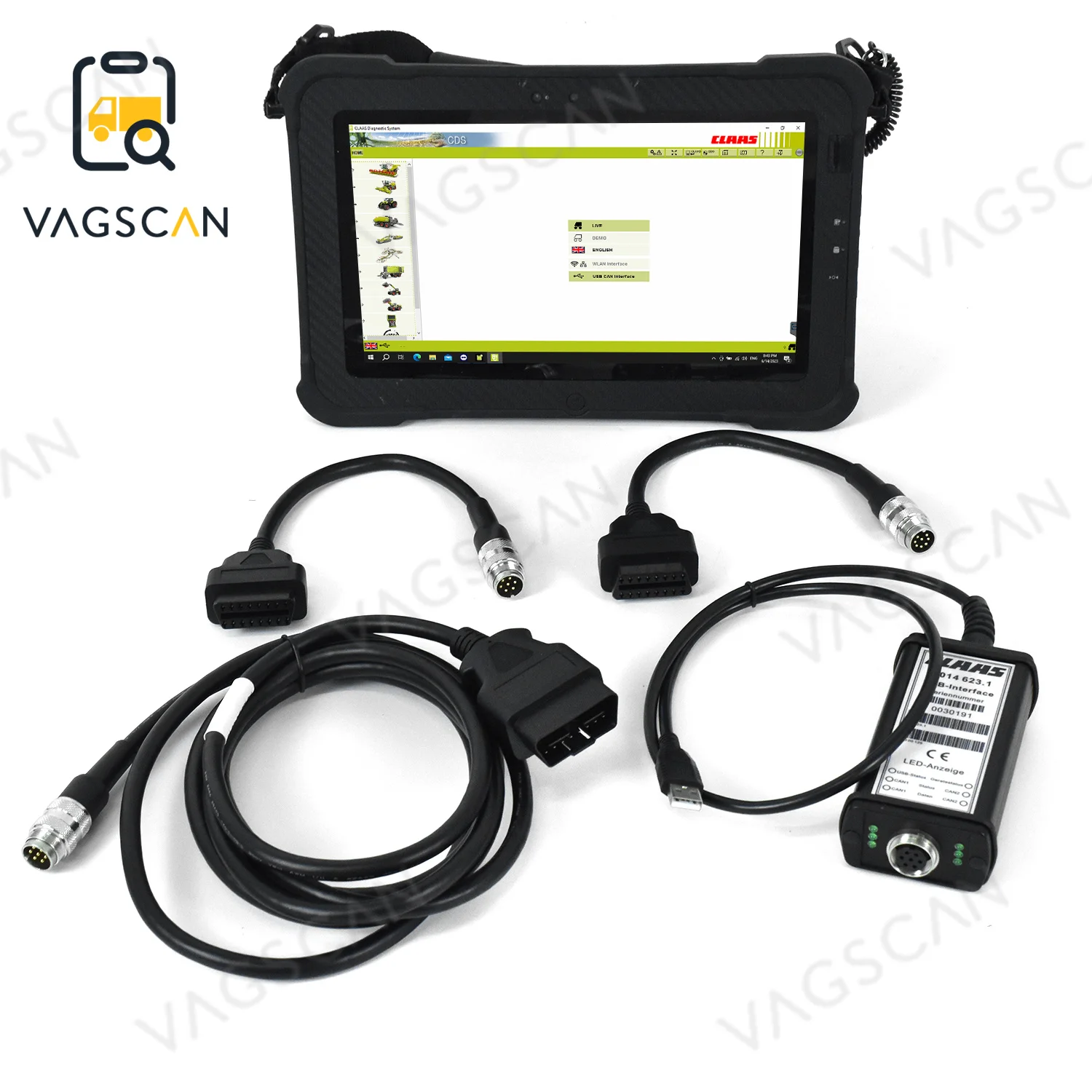 CLAAS Diagnostic Tool CDS 7.5.1 - High Performance Xplore Tablet Truck